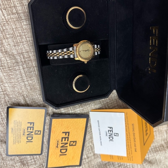 Fendi Women’s Watch with Rings